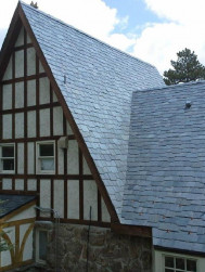 Samaca slate is the material for the finicky roofs