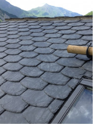Samaca slate is the material for the finicky roofs