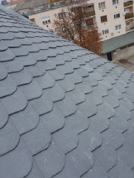 Samaca slate is the material for the finicky roofs